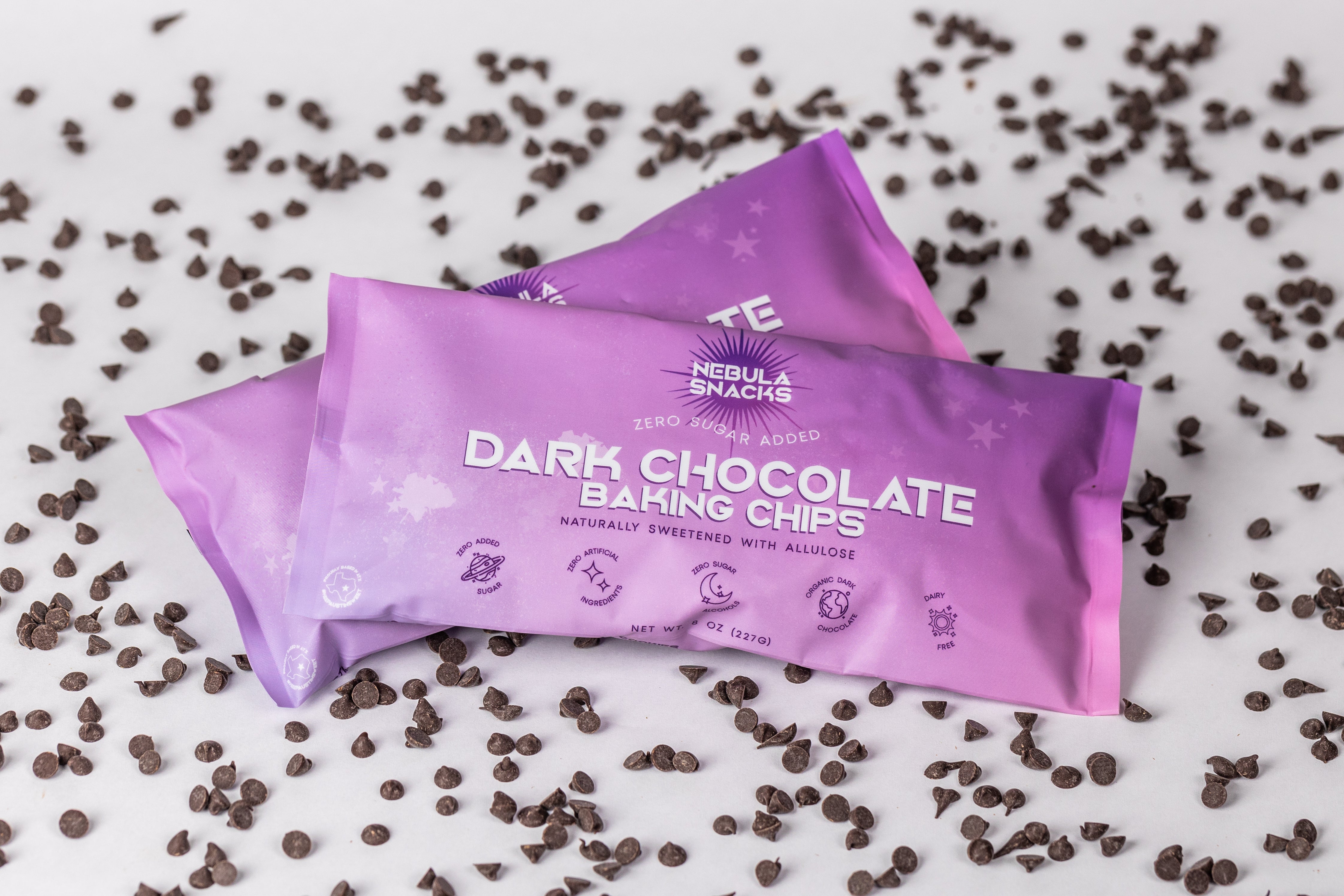 Non-Glycemic Dark Chocolate Baking Chips - Zero Sugar, Keto Friendly ...